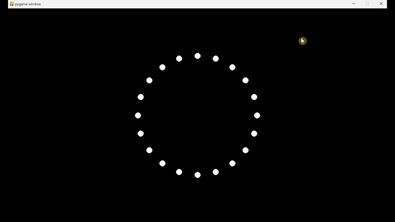 Spawning Objects in a Circular Pattern with Python and Pygame: A Step-by-Step Tutorial