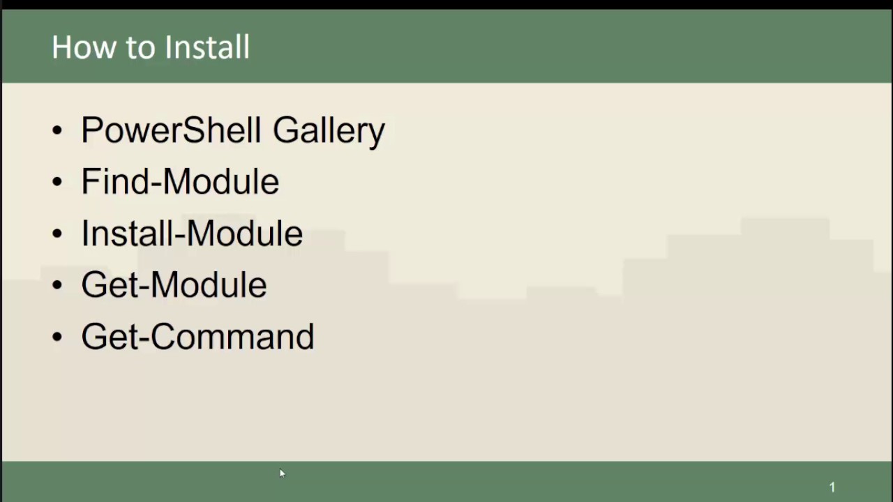 Install ImportExcel Module