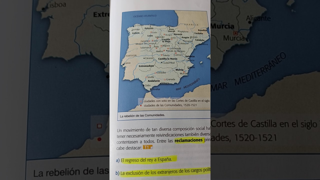 El Imperio de los Austrias: España bajo Carlos I  Política interior y conflictos europeos. Bloque 3.