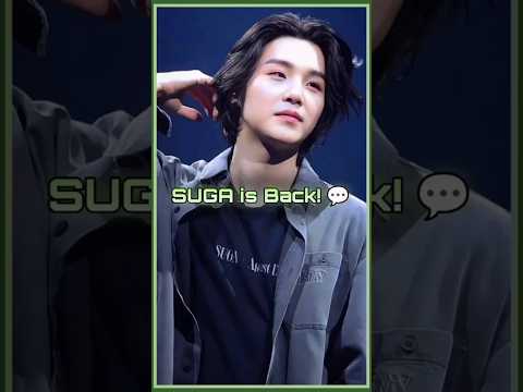 SUGA Talks to ARMY After Military Service๐ #bts #suga