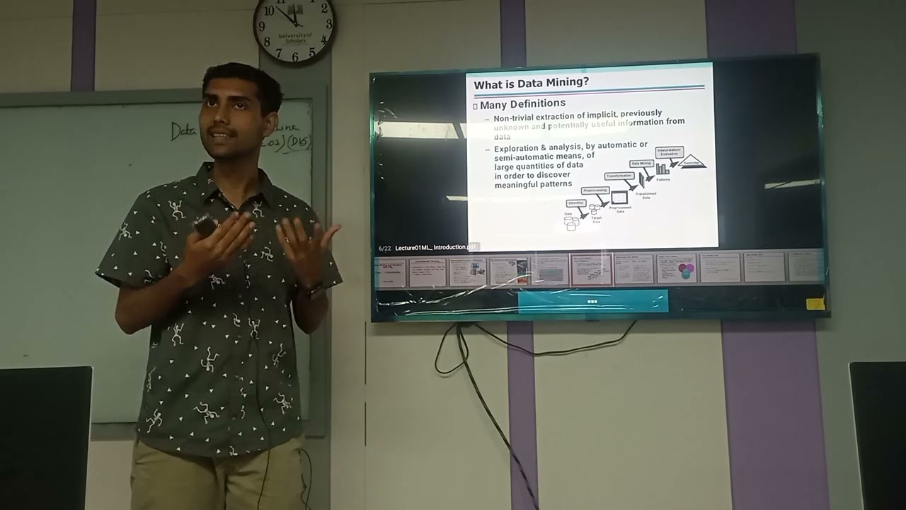 Data Mining & Machine Learning | Lecture-01 | CSE | DKS | University of Scholars