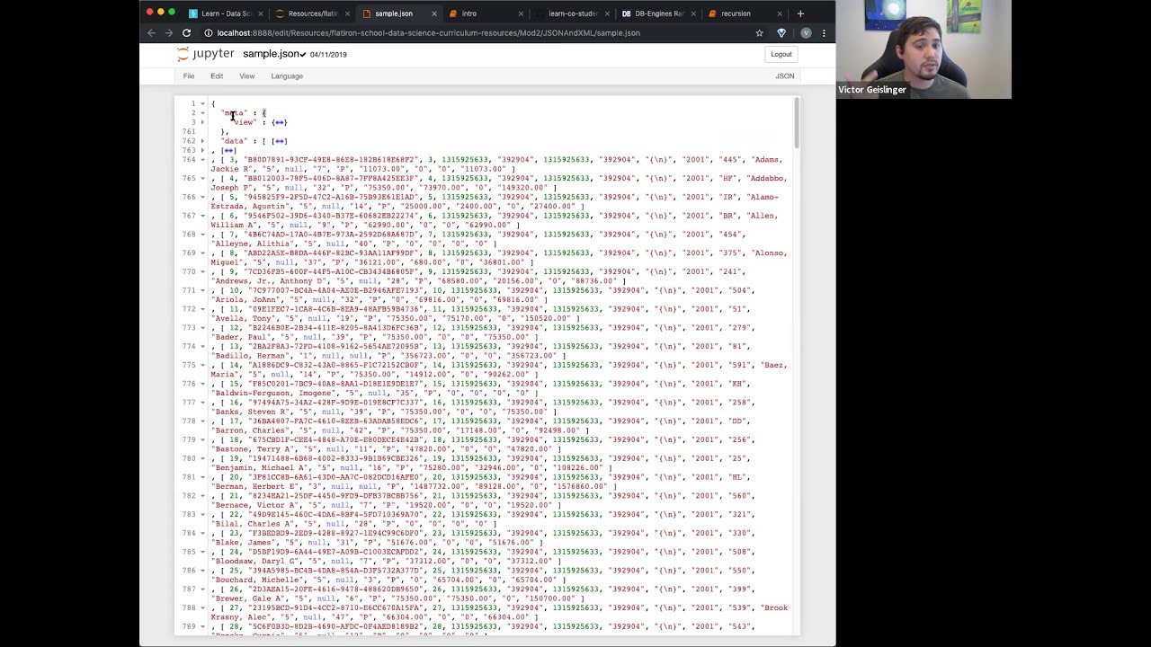 JSON & XML Parsing for Python - M2S11 [2019-06-18]