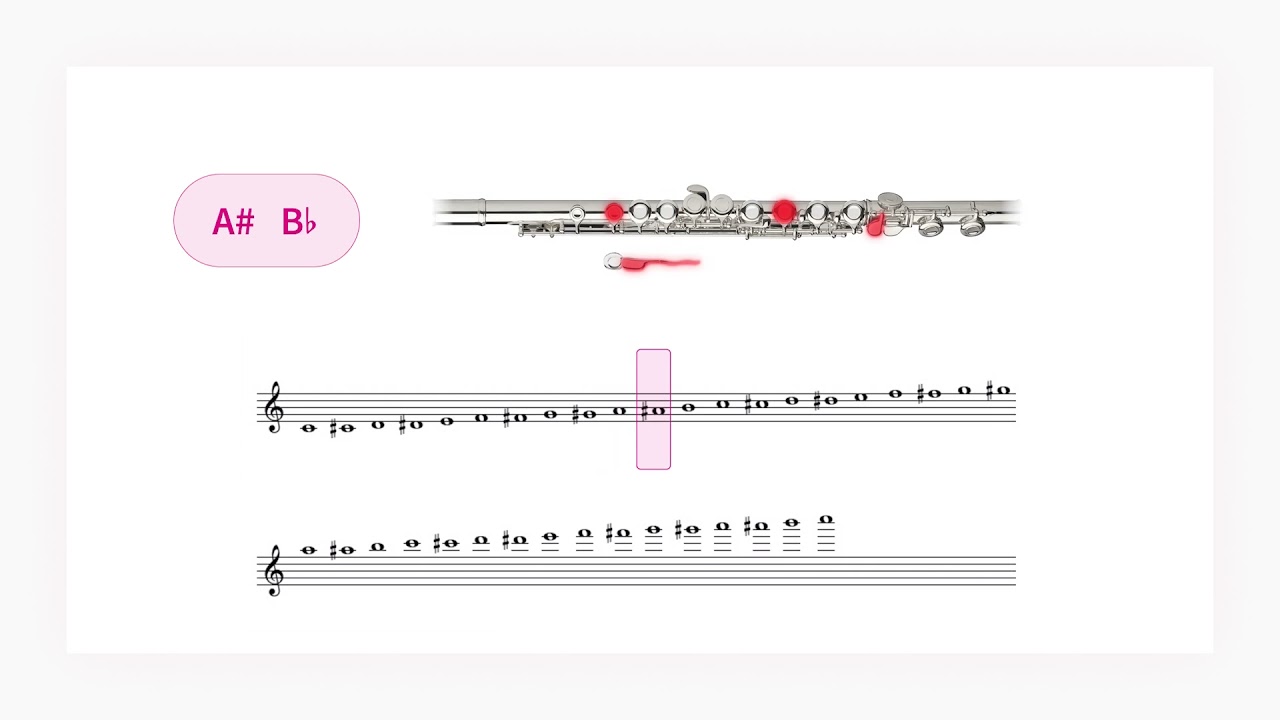 Flute Fingering Chart – Interactive tool by Tomplay