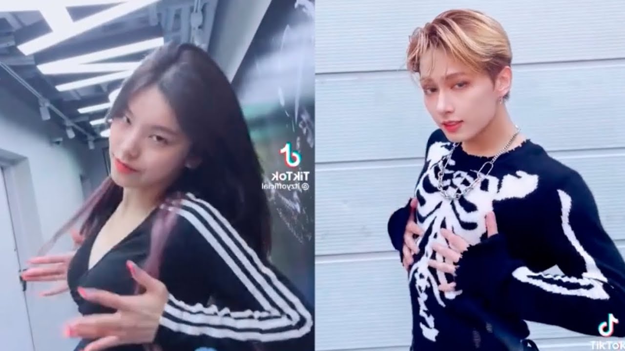 Yeji Itzy vs Jun Hot Hot Hot Seventeen dance cover  #yeji #itzy #hybe #seventeen #준 #svt_hot #예지