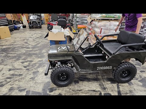 Well, I found a fun little toy in the back of Tractor Supply. Mini Jeep FTW!!