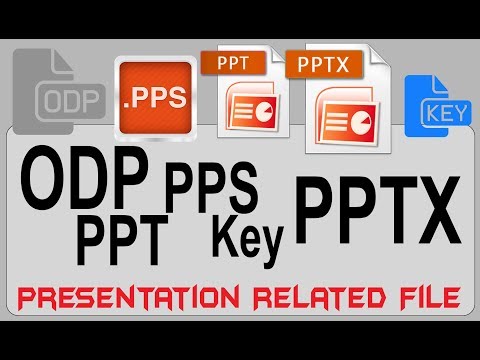 understanding Presentation file standard extension file format
