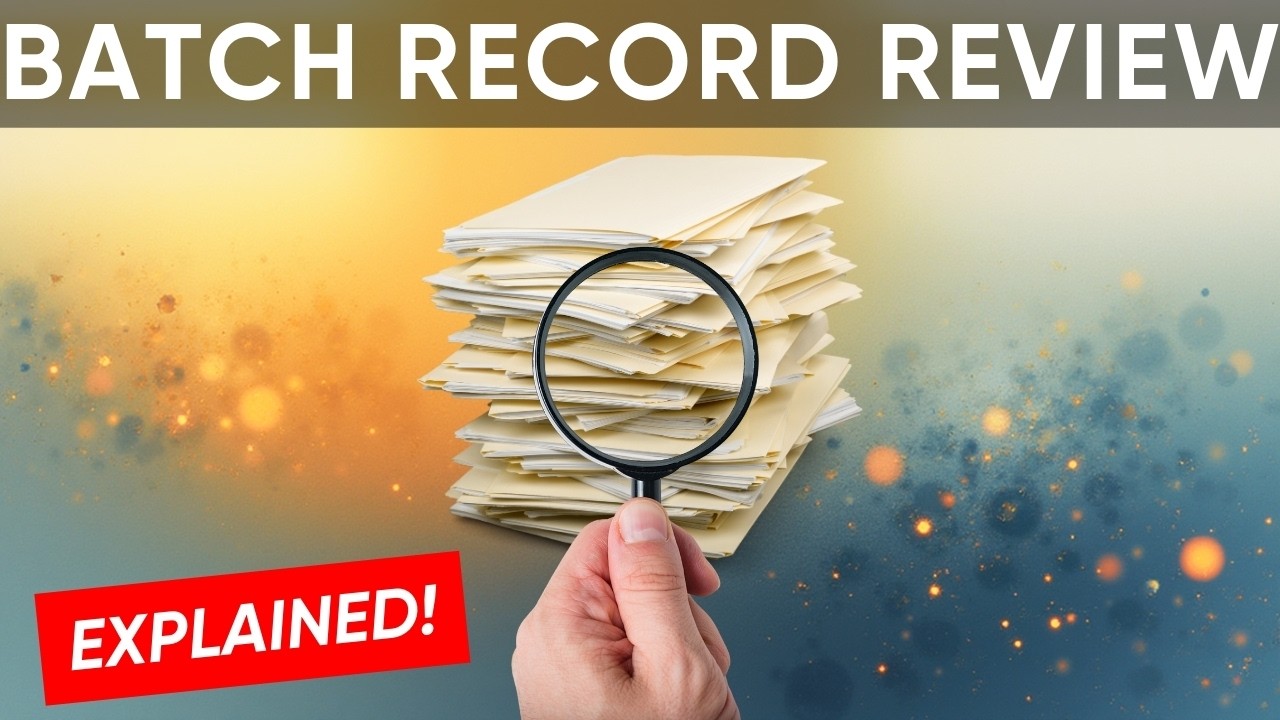 Batch Record Review  EXPLAINED | How to perform batch record review tutorial