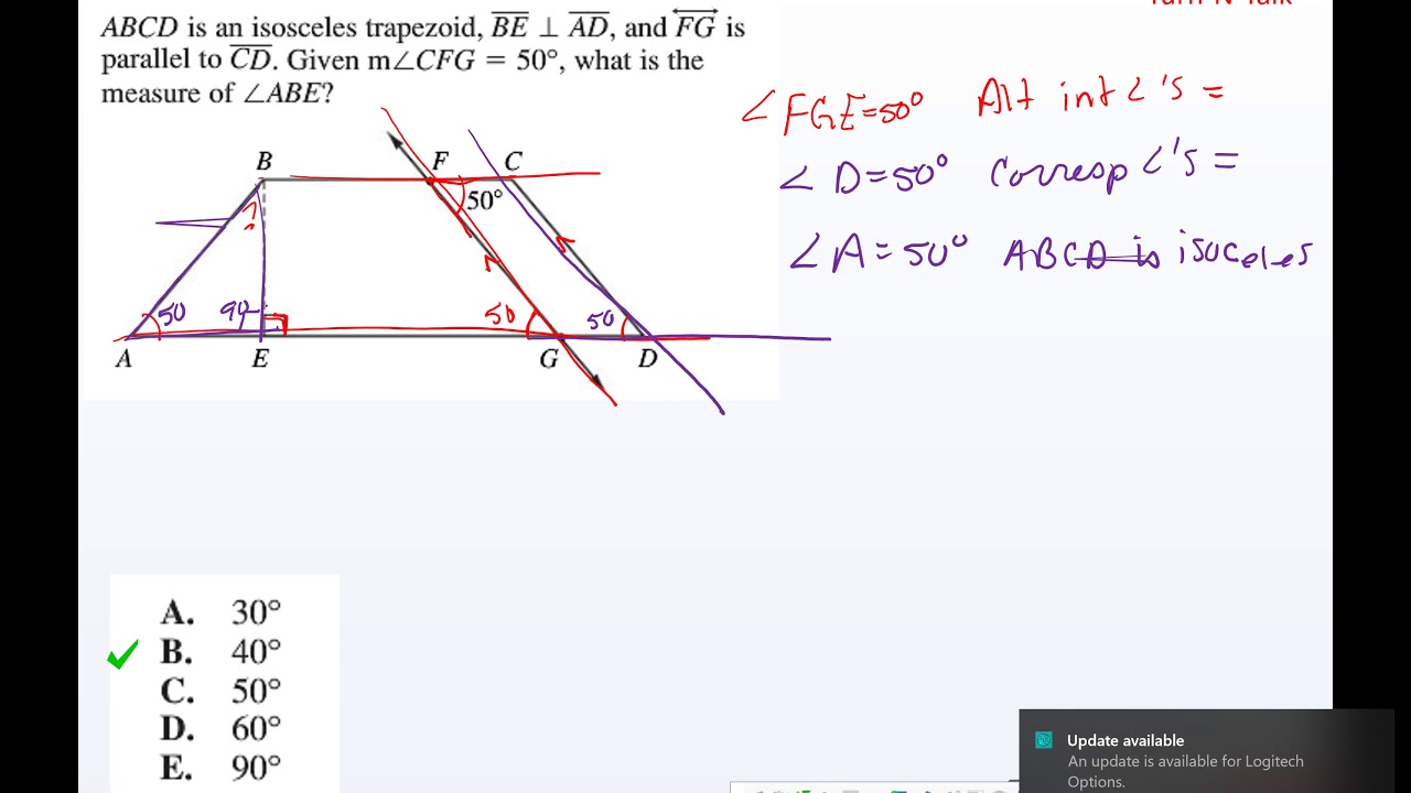 ACT Prep  Unit 6 Subtest  Plane Geometry