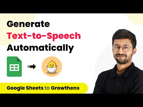 How to Automatically Generate Text-to-Speech - Google Sheets to Growthens