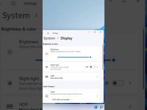 Change refresh rate