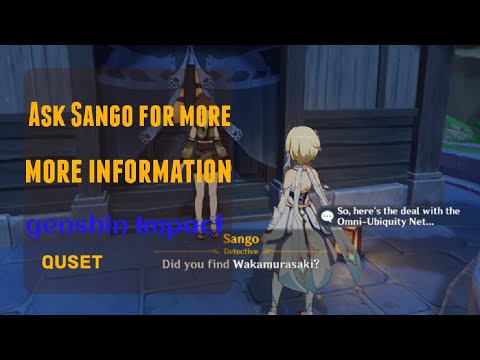 Ask Sango for more information genshin impact