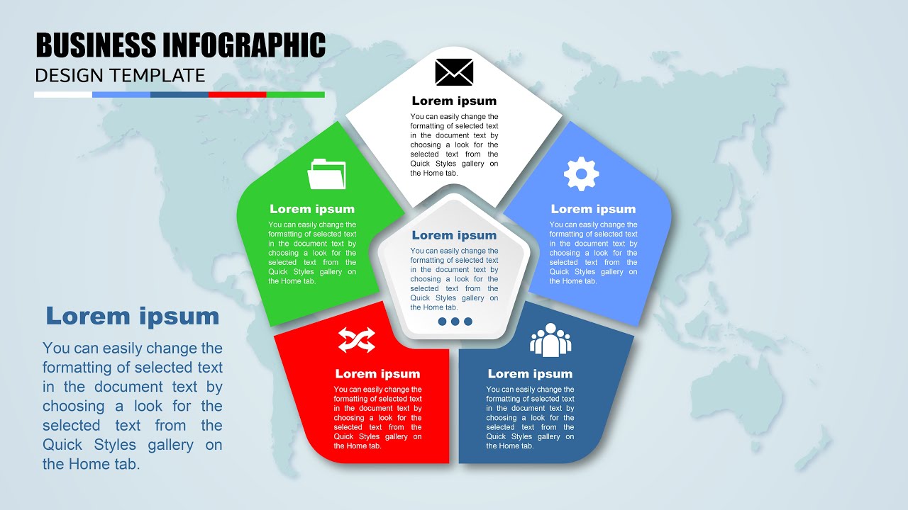 Infographic design | Adobe illustrator tutorials | 008