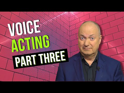 Voice Acting Software - Voice Acting Training Part 3 + FREE Voice Acting Training Pdf