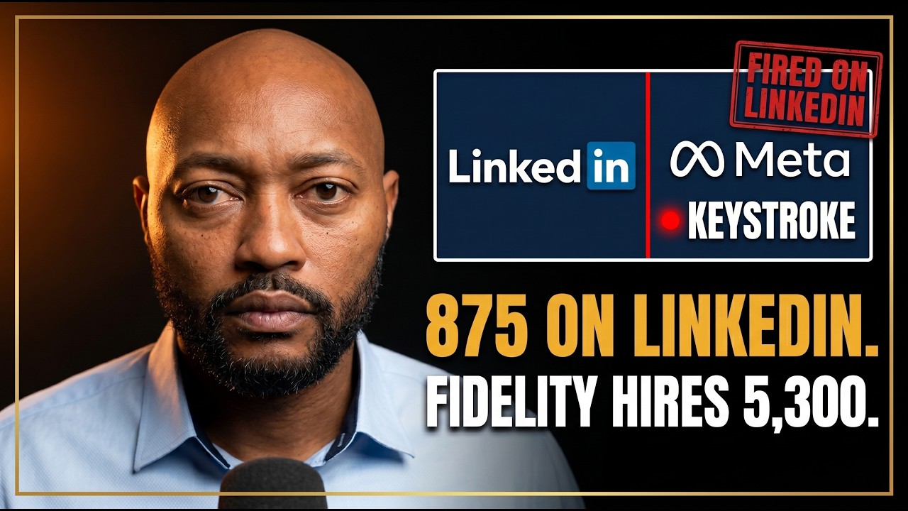 LinkedIn FIRED 875 of Its Own ON LinkedIn + Meta TRACKS Every Keystroke + Fidelity HIRES 5,300