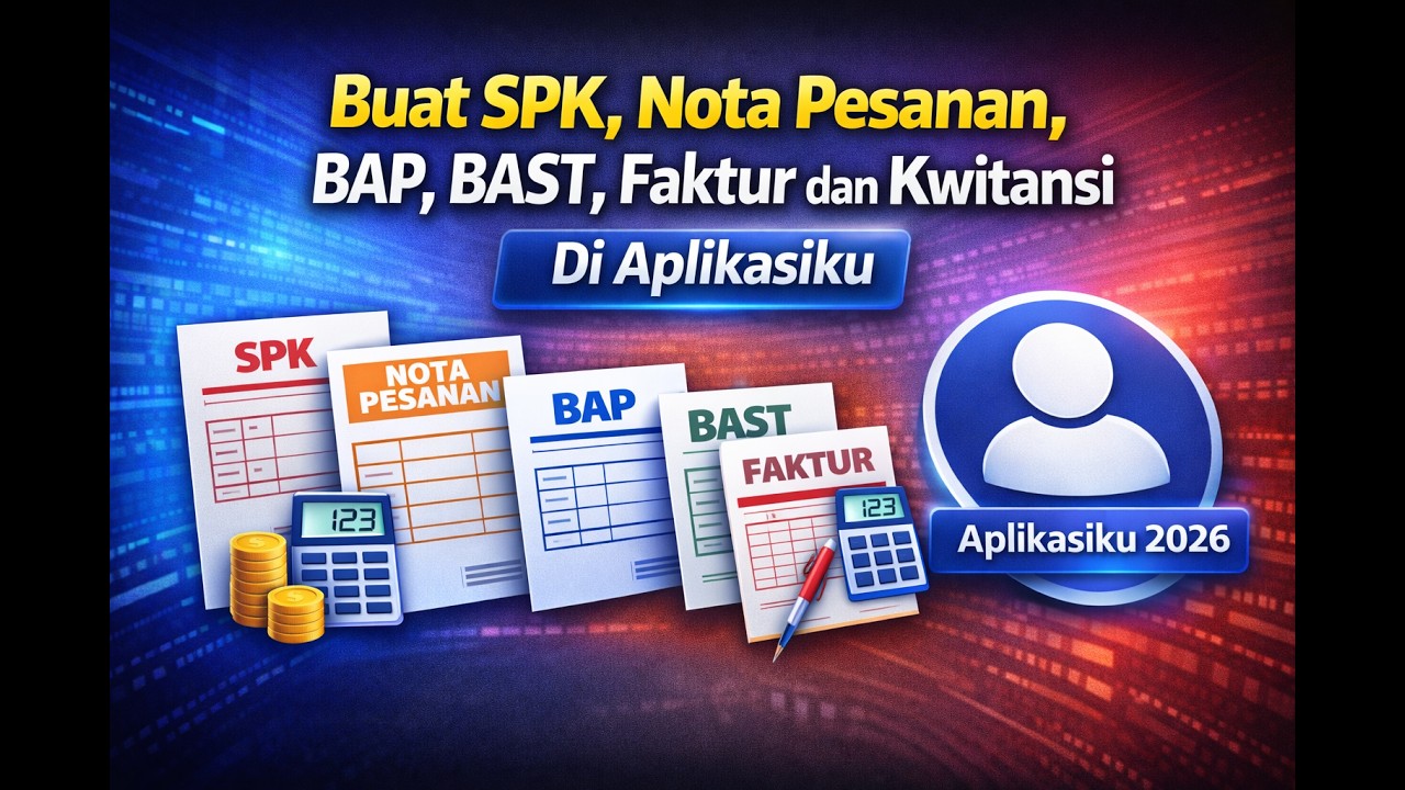 Buat SPK, Nota Pesanan, BAP, BAST, Faktur dan Kwitansii di Aplikasiku