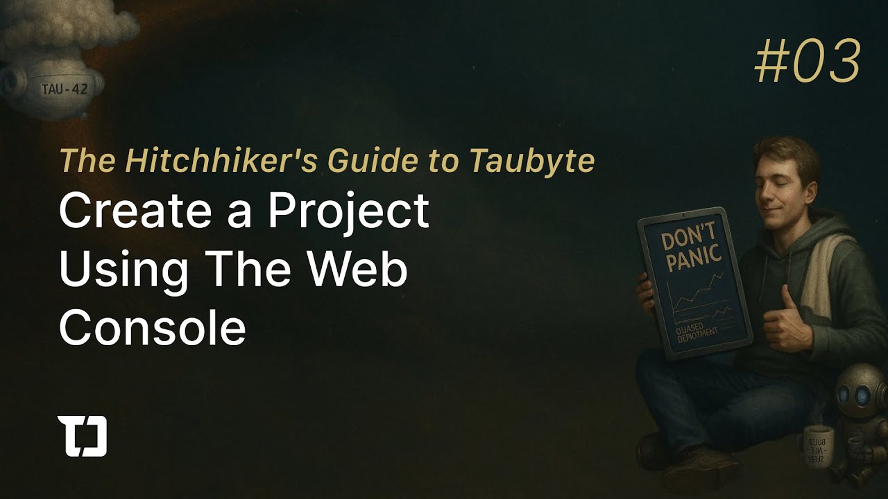 #03 - How to create a Taubyte project using the Web Console