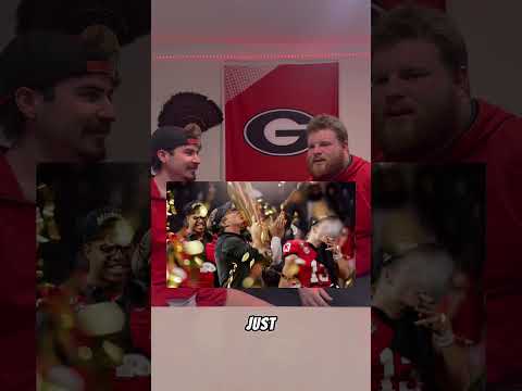 Chris Brown From UGA Footballs Favorite Memory From UGA #reels #sports #uga #football #interview #go