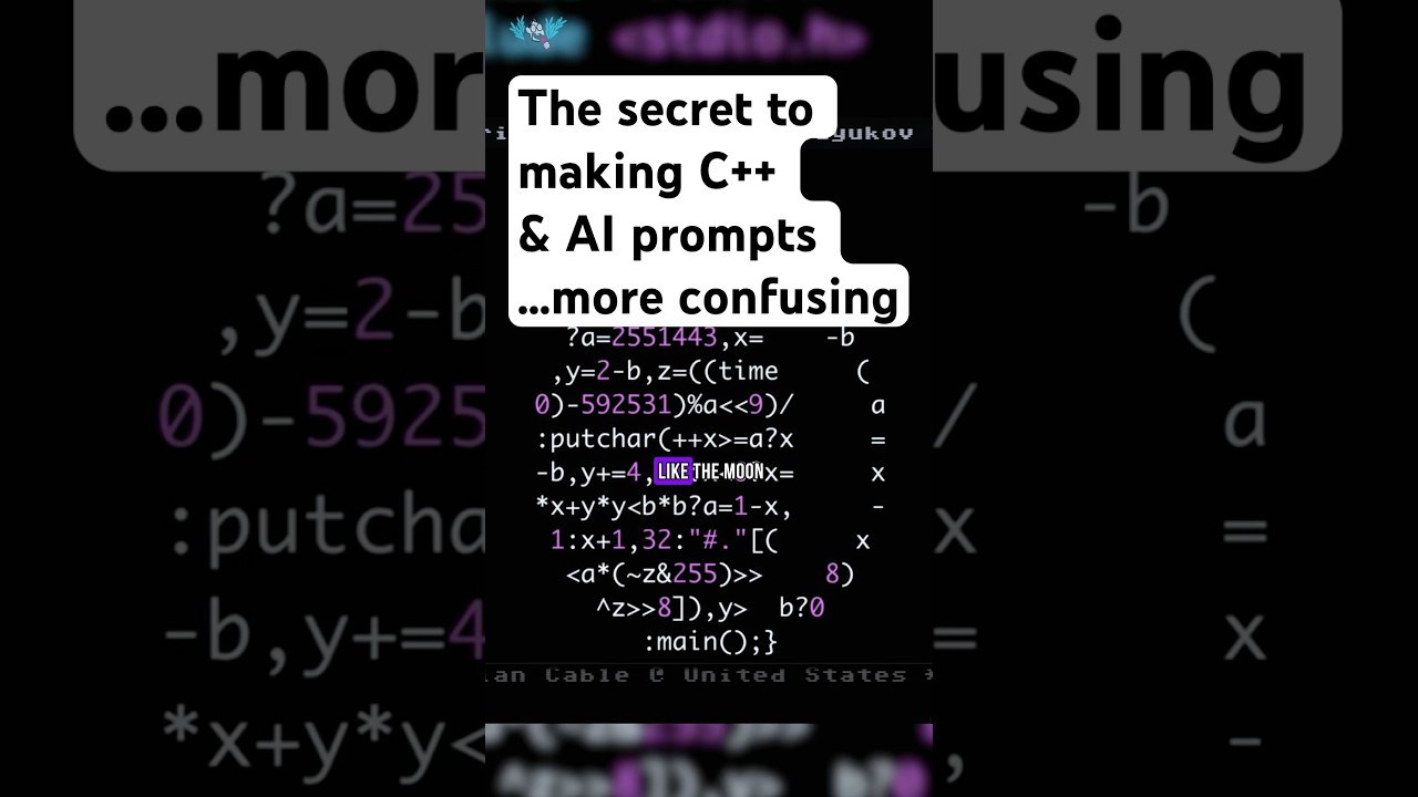 How Unicode confuses both ChatGPT and C++ Developers