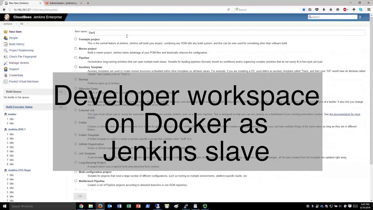 CI and CD pipeline with ONTAP, Jenkins, and Apprenda