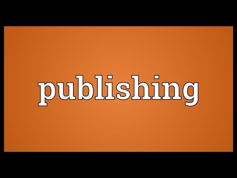 Publishing Meaning