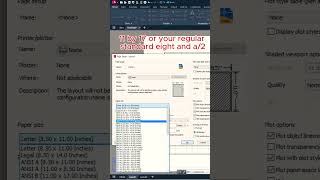 How To Change Paper Size on CAD 2024 #simple #cadtutorial #papersize #cadsoftware #cad2024 #autocad