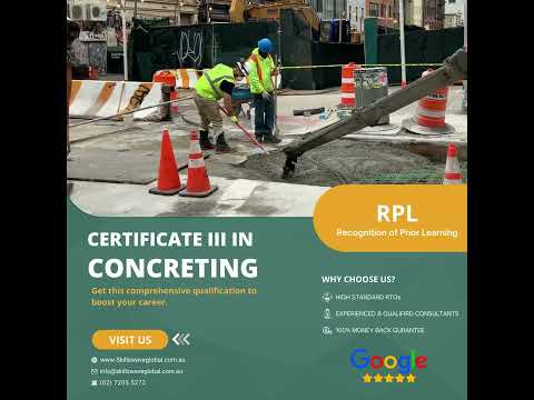 Certificate III in Concreting