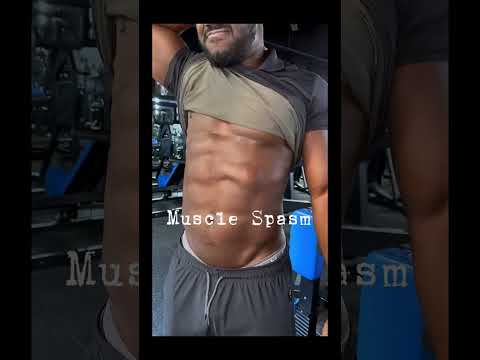 What an Abs Muscle spasm looks like π³π³!! #shorts #short