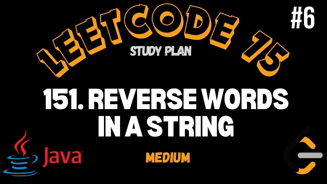 Leetcode | 151. Reverse Words in a String | Medium | Java Solution