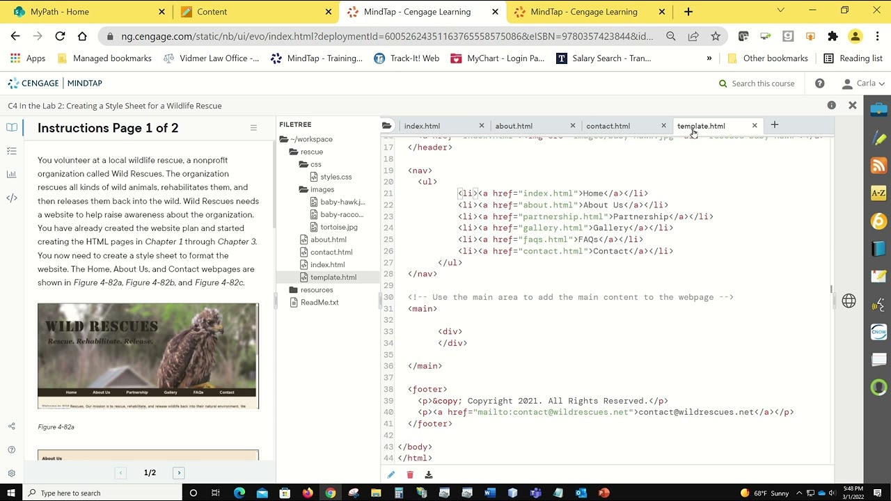 Chapter 4 In the Lab 2   Part 1