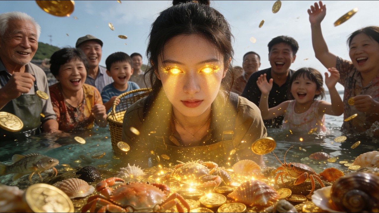 [DUB🌐]Mazu gave me golden eyes to see seafood! A fisherwoman leads her village to wealth!