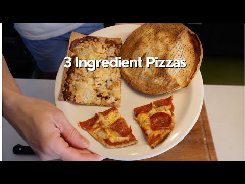 3 Ingredient Pizzas: Low Calorie, High Protein Variations