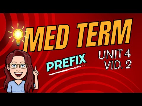 Exploring New Medical Terminology Prefixes | Unit 4 Review | Active Learning