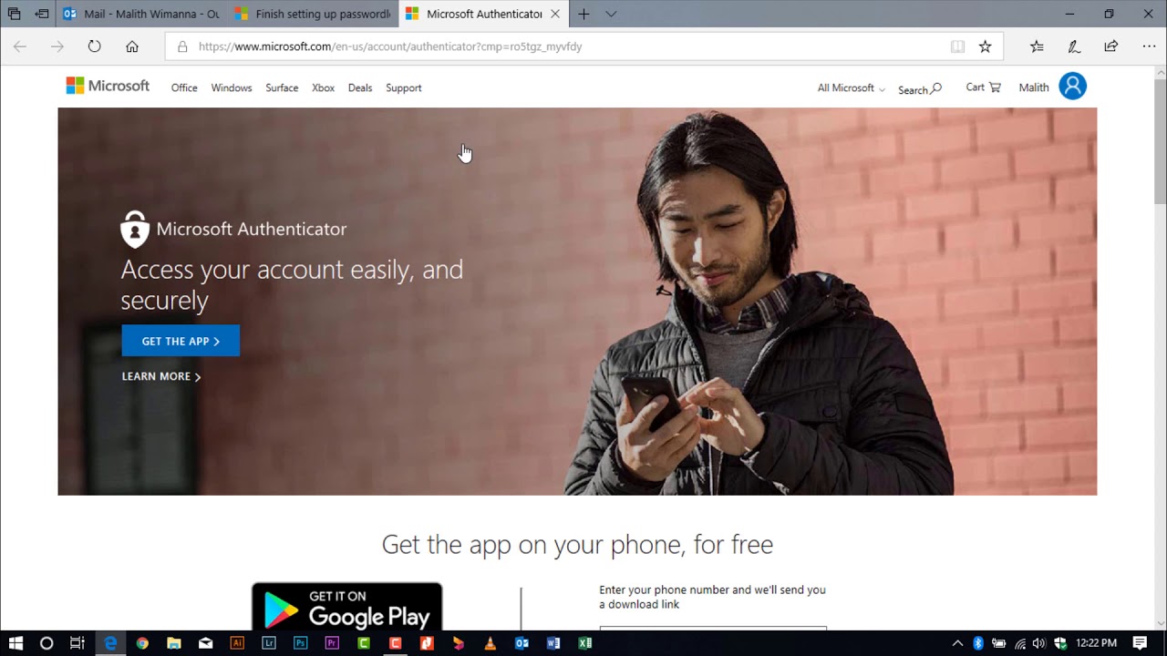 Using Microsoft Authenticator App to Protect Your Online Credential