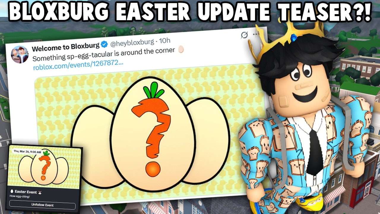 BLOXBURG'S FIRST EVER NEW EASTER UPDATE TEASER!