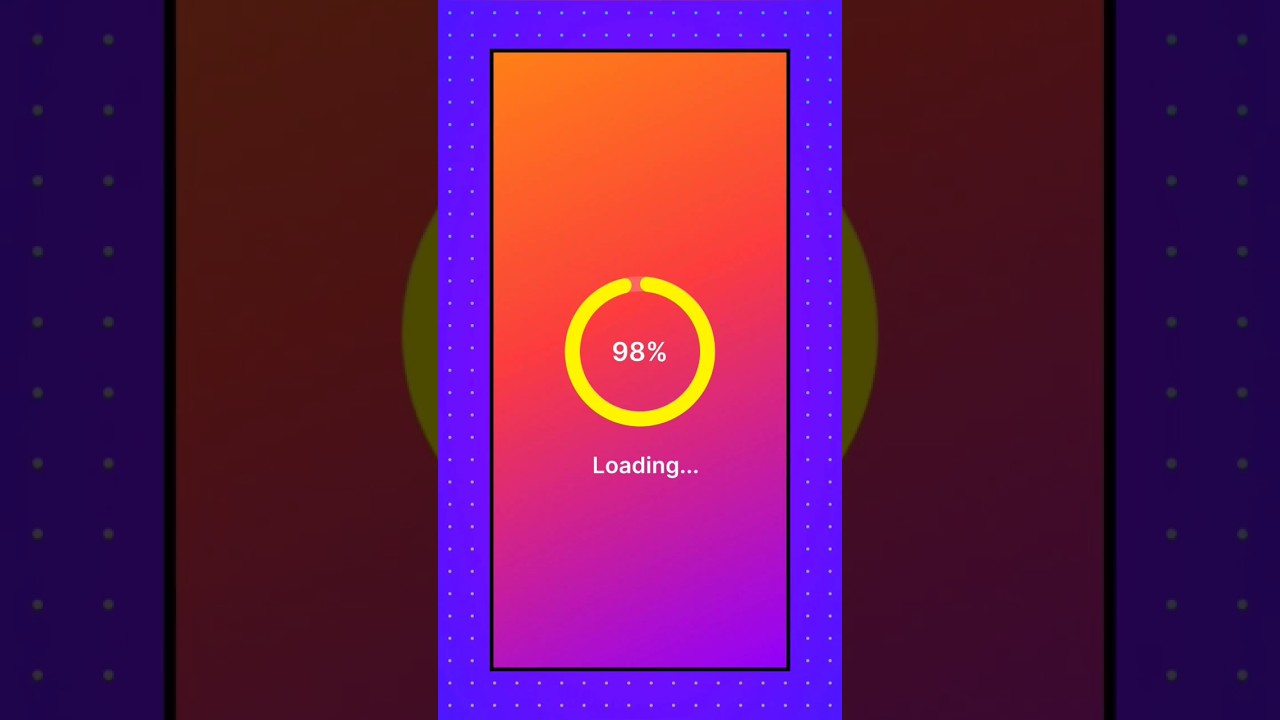 Progress Loading animation in figma #figma