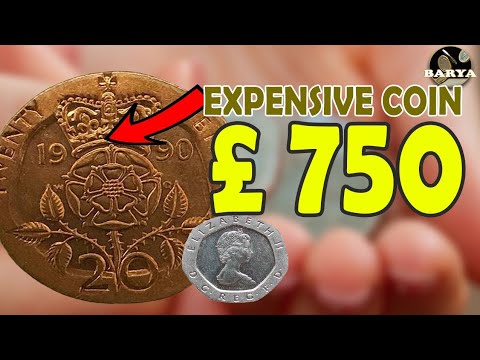 20 Pence coin value | Most expensive 20 Pence coin | 1987 20p British coin