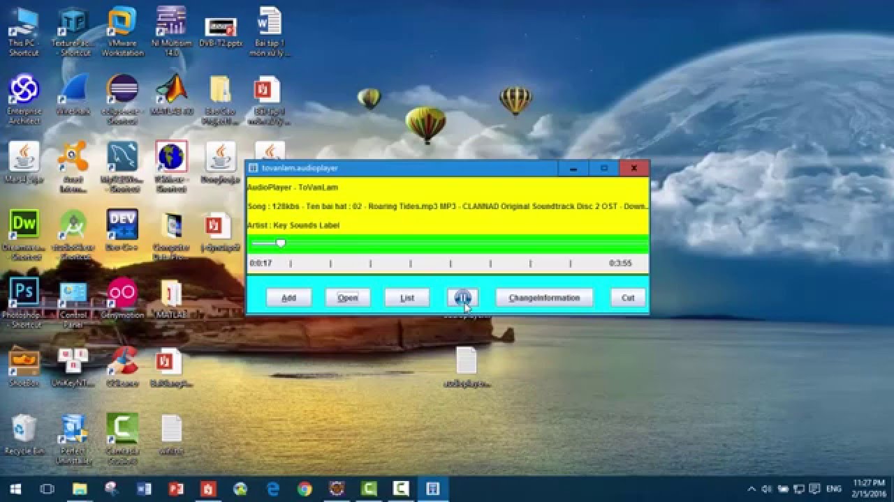 Demo AudioPlayer Write by Java Eclipse