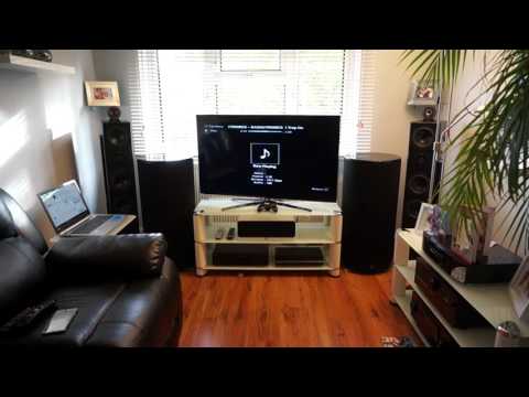 SVS PC2000 SUBWOOFERS SET UP ( use good headphones to listen for bass drop)