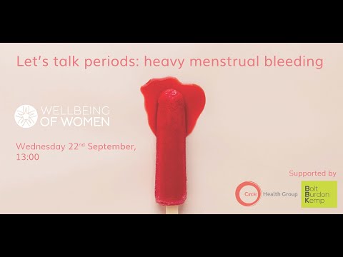Let’s talk periods: heavy menstrual bleeding