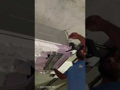 How Can celling indoor Fixing#airconditioner #electrician #ac