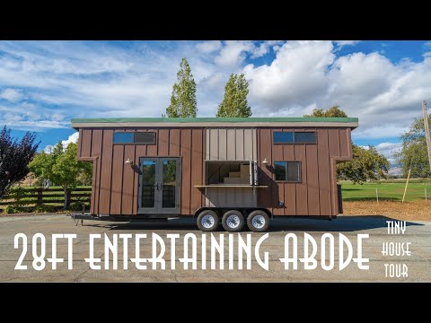 28ft Tiny House Tour built for off-grid desert living ( Tiny House Basics' Tiny House Trailers )