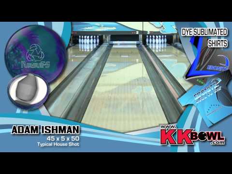 Ebonite Pursuit S Bowling Ball Thrown by Adam Ishman of K&K Bowling Services