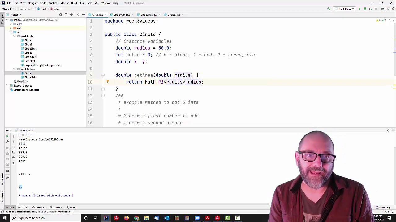 Programming in Java - 3.2 Instance Methods