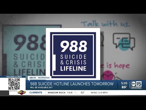 988 Suicide Hotline launches Saturday