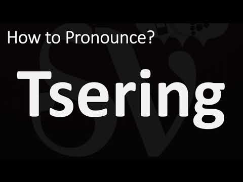 How to Pronounce Tsering? (CORRECTLY)