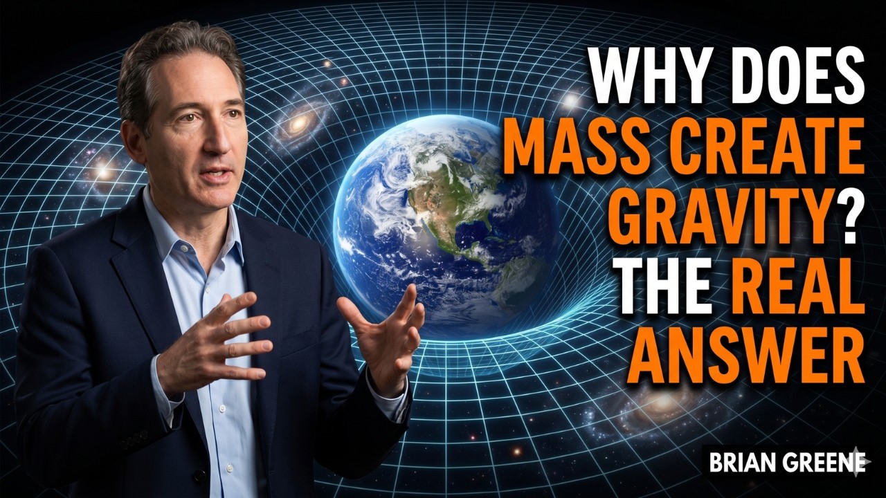 Why does mass create gravity? The real answer | BRIAN GREENE