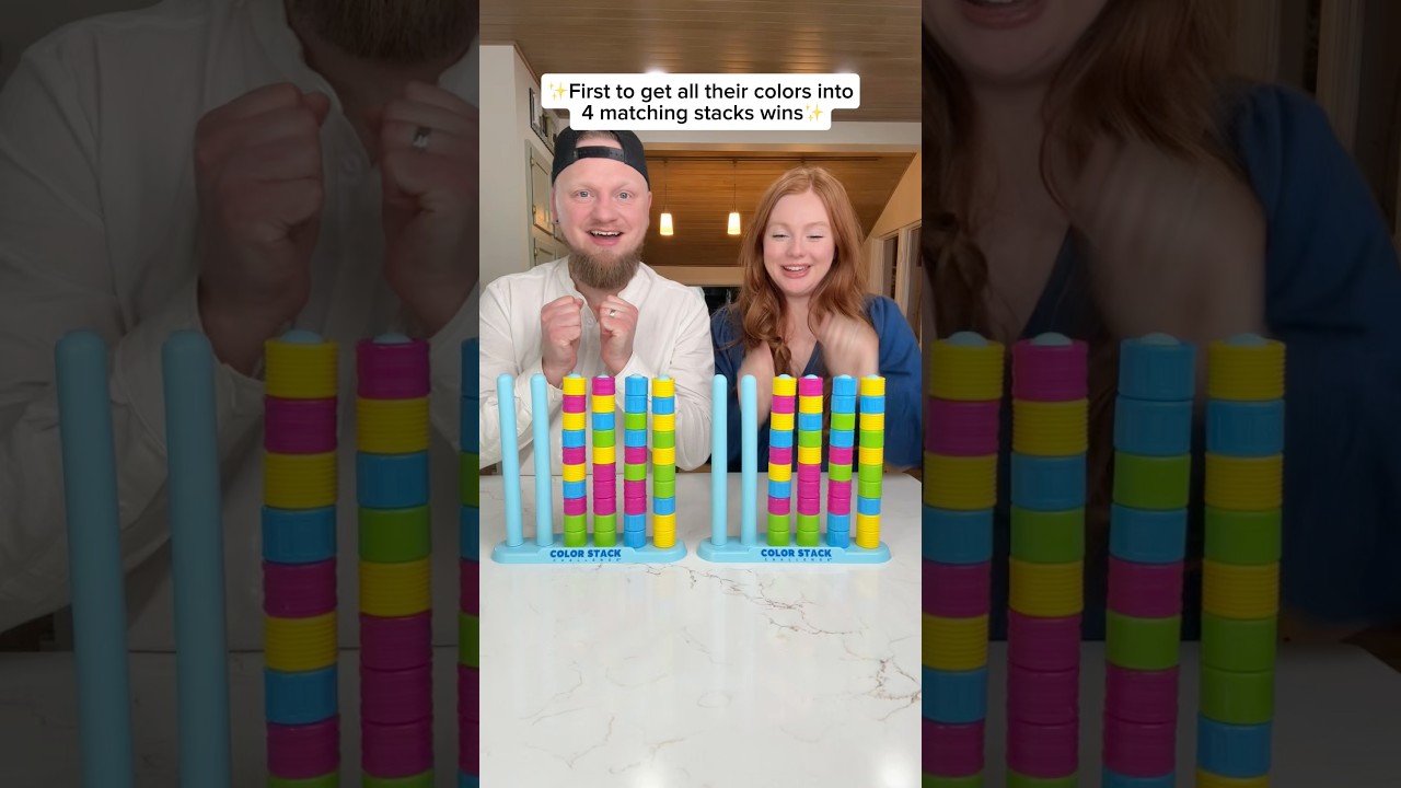Color Stack game link is in our bio! @byrelatable #relatablepartner #hannahandregal #game #funny