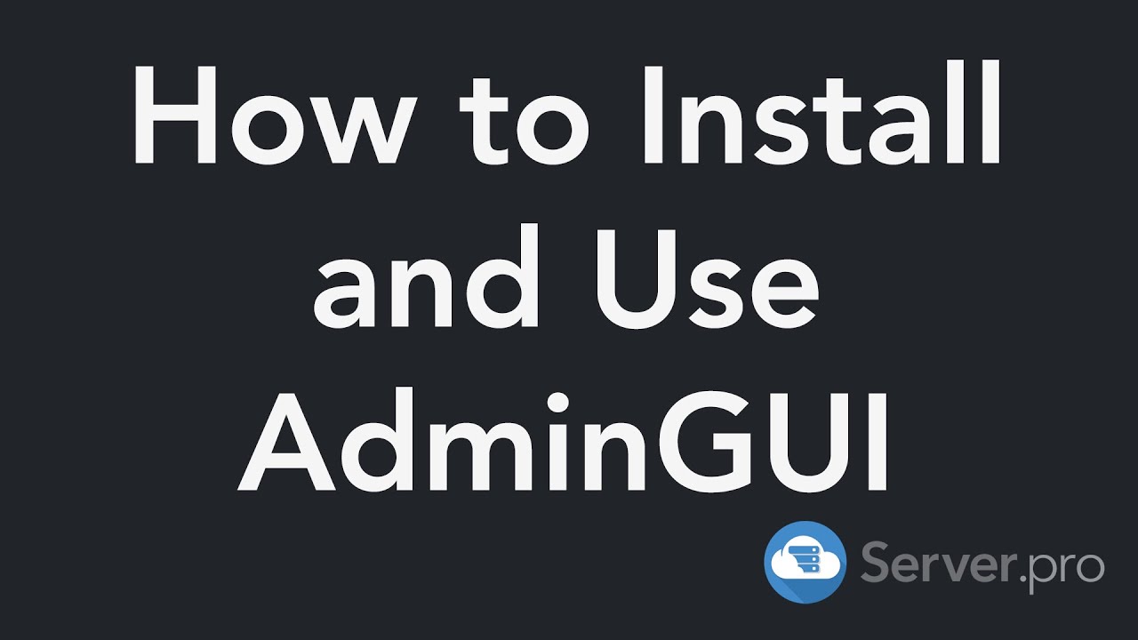 How to Install and Use AdminGUI - Minecraft Java
