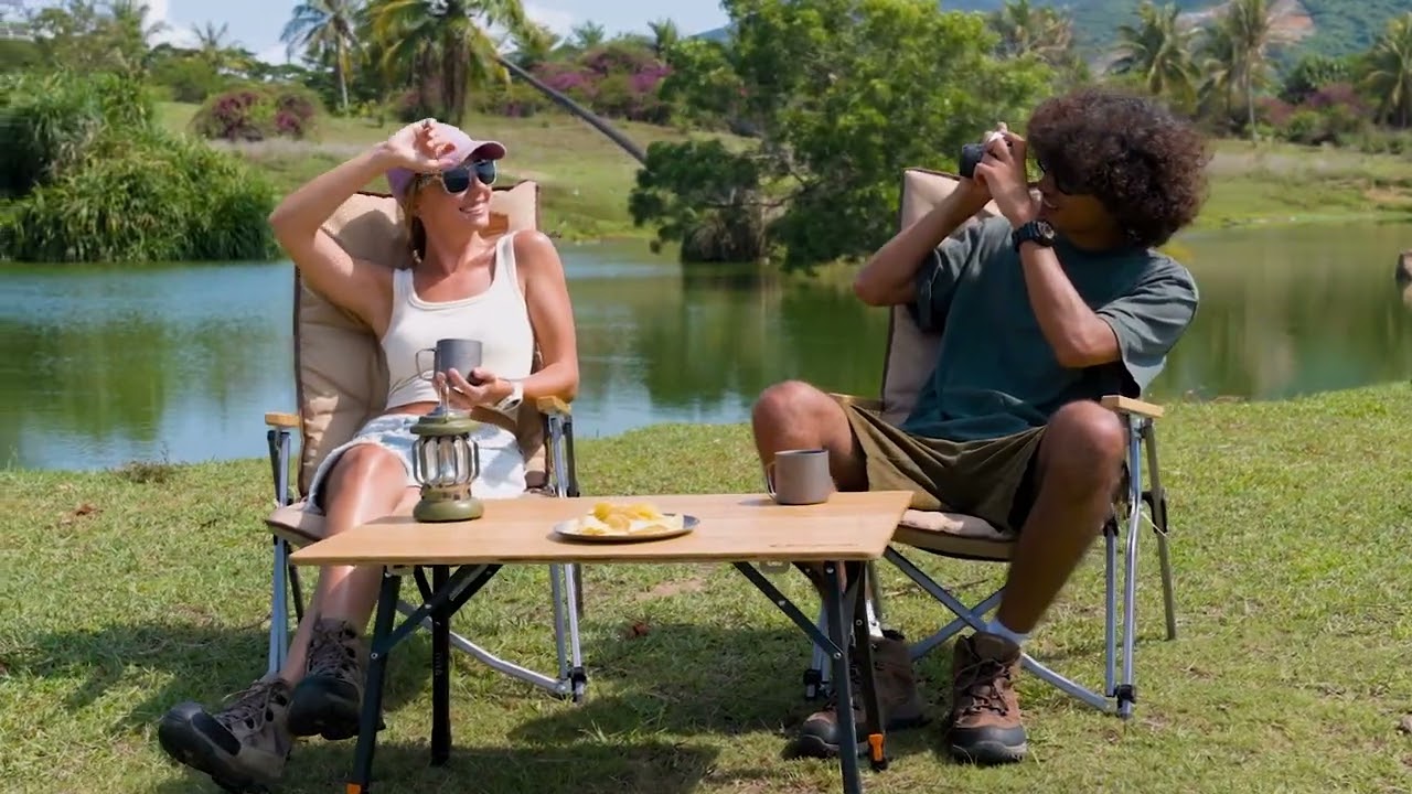 KingCamp BAMBOO Folding Camping Table