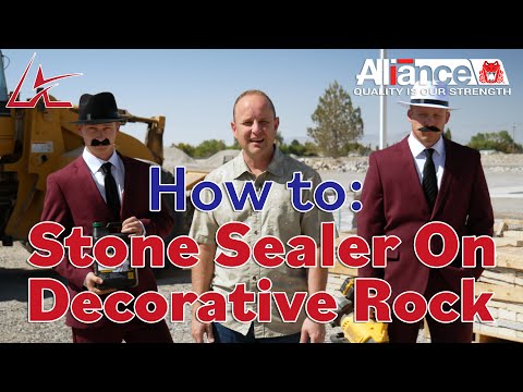Adobe Rock How-to: Stone Sealer on Decorative Rock